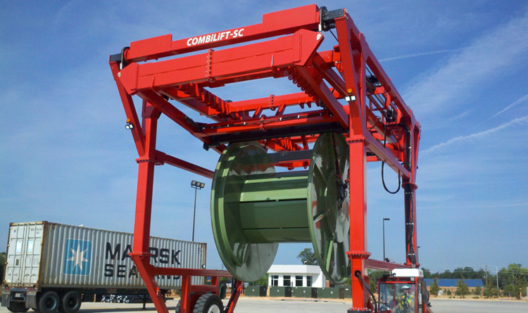 Coils / Cable Drums - Steel Coil handling made easy with Combilift