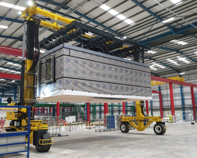 Modular Construction - handling modular made easy with Combilift