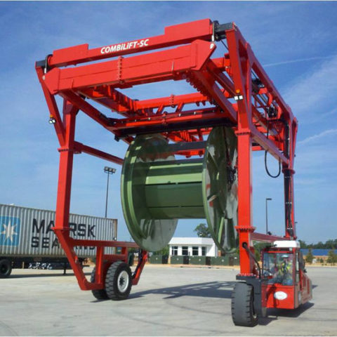 Coils / Cable Drums - Steel Coil handling made easy with Combilift